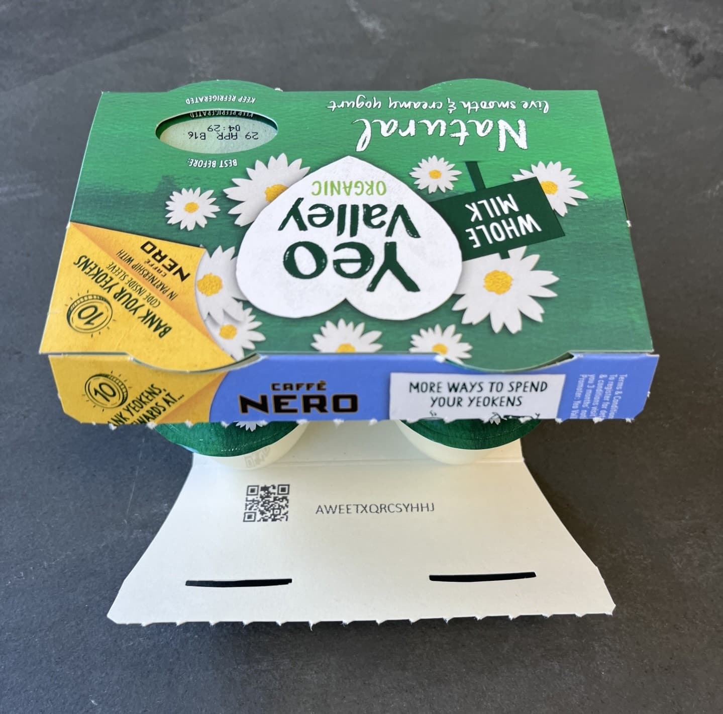Find your Yeokens code - Yeo Valley Organic